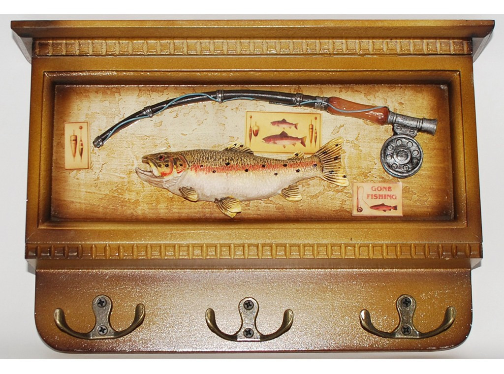 Ключница Деревянная с Выдвижной Панелью 20 27см — в Категории Ключницы Ящики для Ключей на