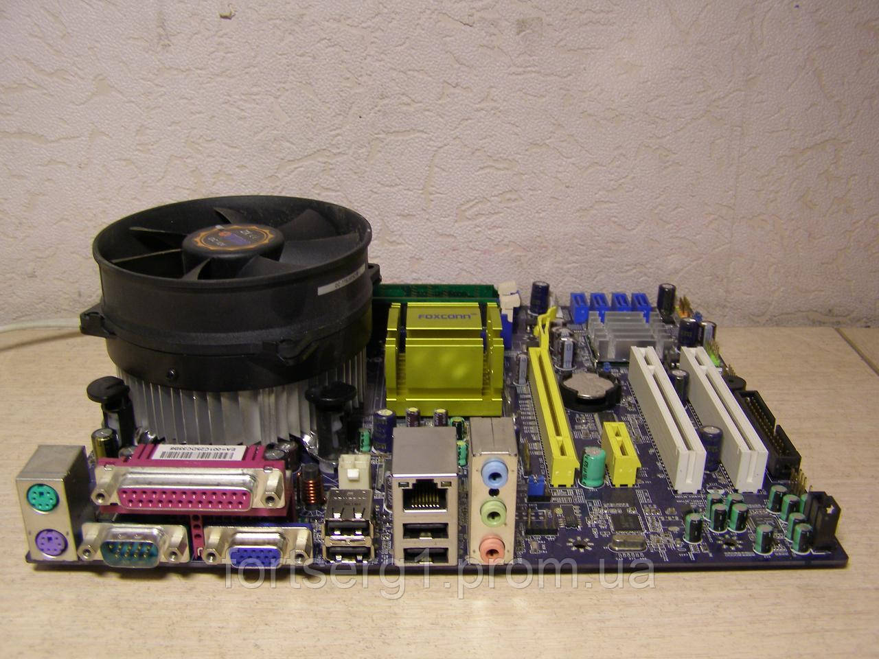 Купить Материнская плата Foxconn 45CMX, s775 +e4500+2Гб+кулер код.кп33 ...