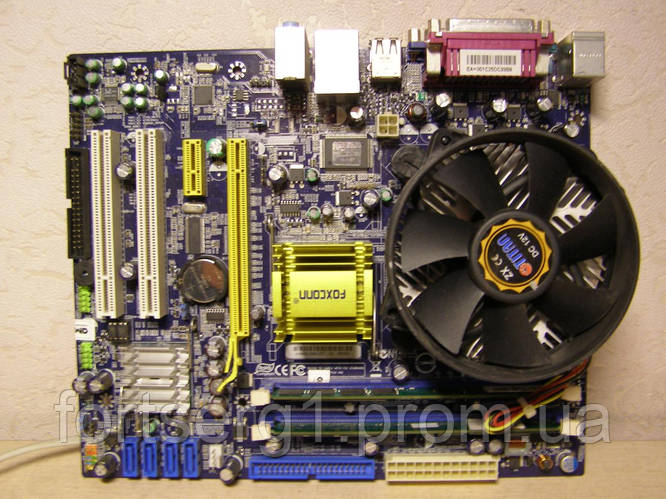 Купить Материнская плата Foxconn 45CMX, s775 +e4500+2Гб+кулер код.кп33 ...