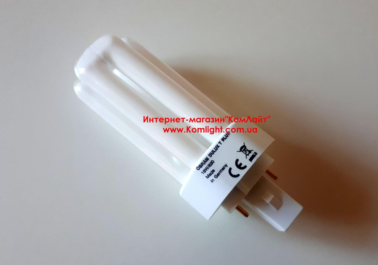 Лампа OSRAM DULUX T PLUS 18W/830/2P GX24d-2: продажа, цена в Киеве. Лампочки от "Інтернет ...