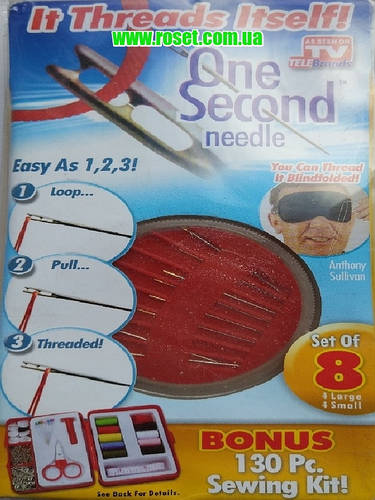 Купить Швейные иголки One Second Needle (иглы для шитья), цена 125 грн ...