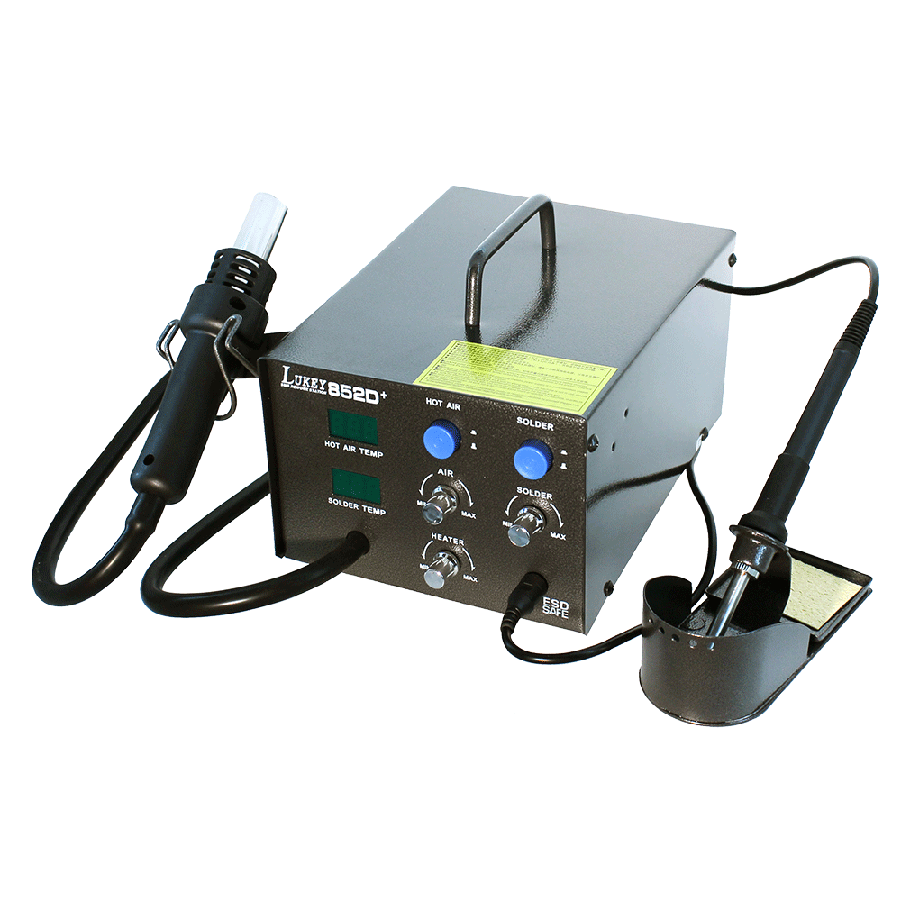 Заказать Термовоздушная паяльная станция Lukey 852D+ с паяльником с ...