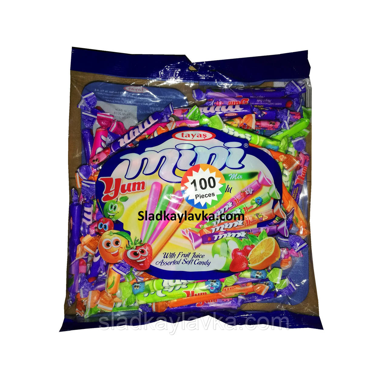 Жевательная конфета Mini Yum пакет 100 шт (Tayas): продажа, цена в ...