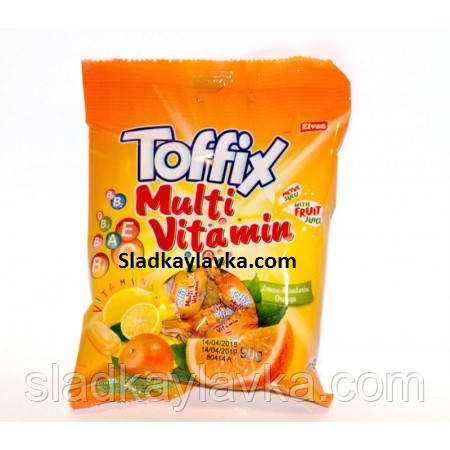 Жевательные конфеты Toffix Multivitamin 1 кг (Elvan) (ID#554264528 ...
