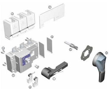 Купити Штанга подовжувач для рубильника Sirco MV 320 мм 14090632, ціна ...