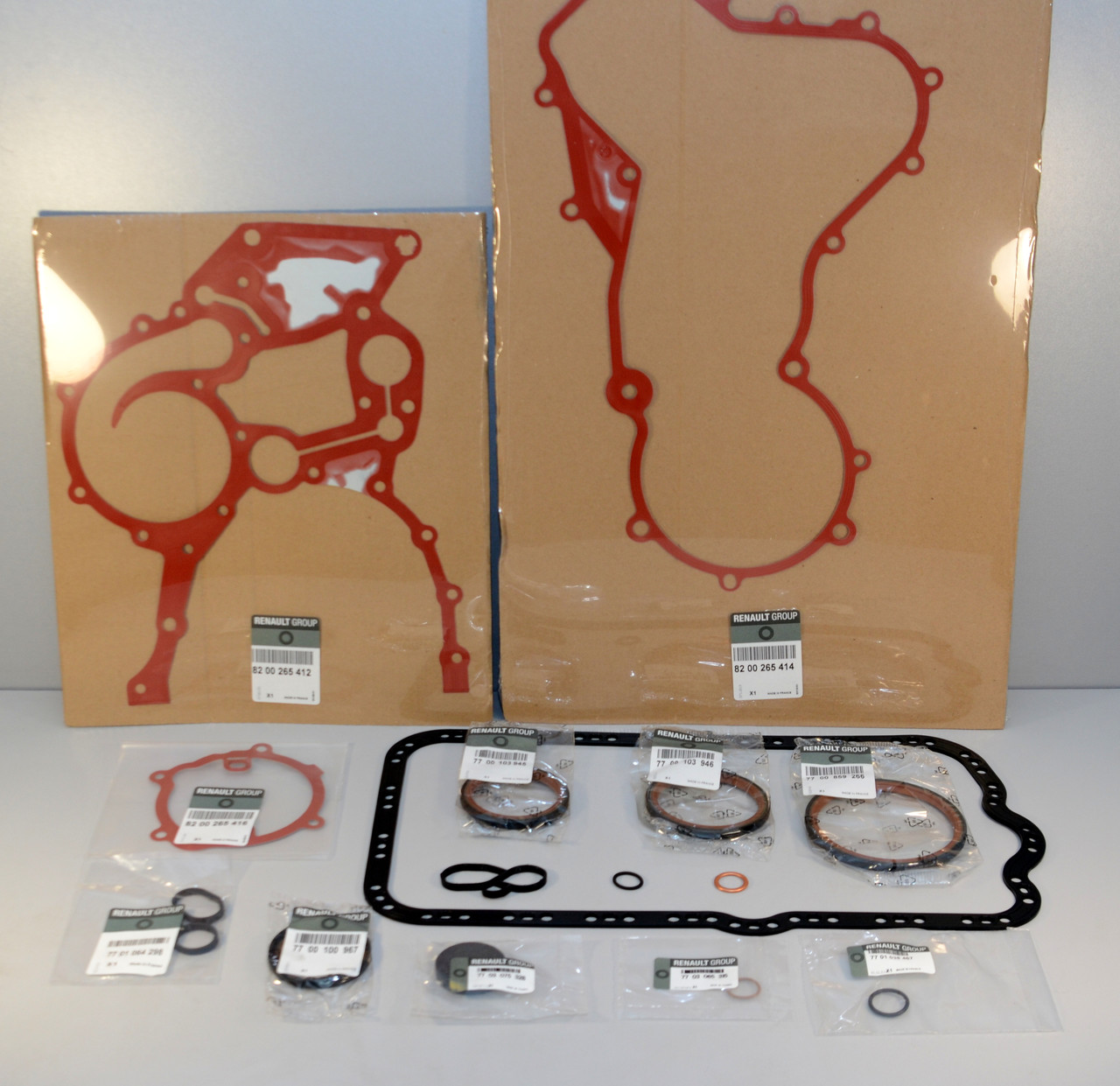 Комплект прокладок двигателя (нижний) на Renault Trafic II 2003->2014 2 ...