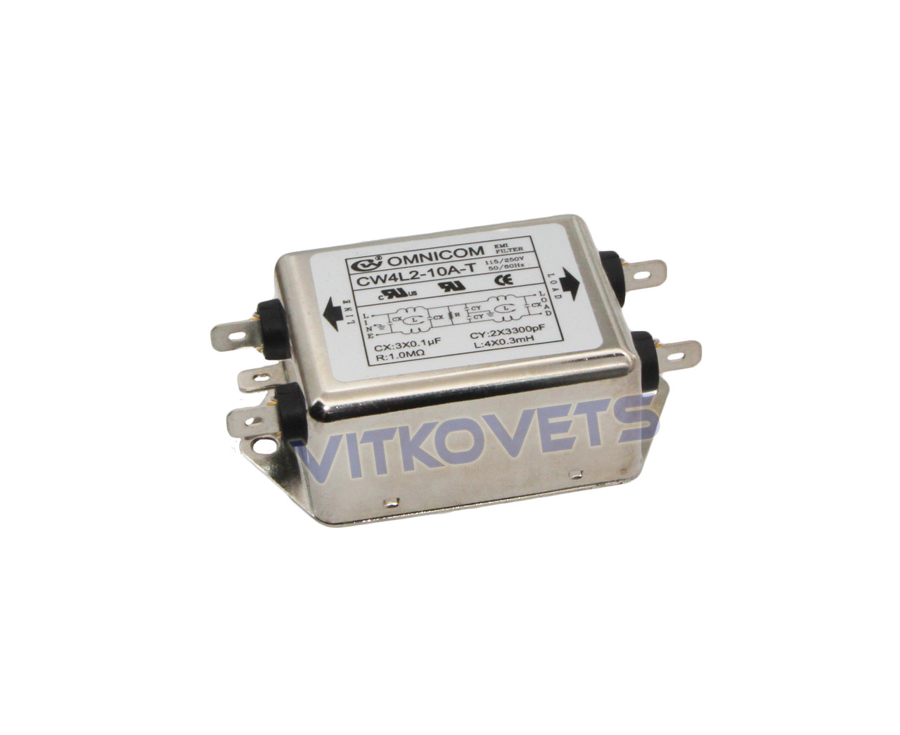Фильтр питания EMI CW4L2-10A-T: купить по лучшей цене от компании ...