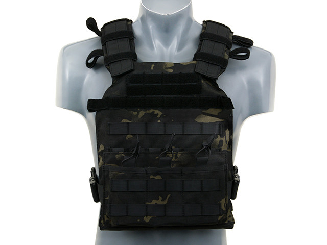 Штурмовой Plate Carrier (плитоноска) с Имитацией Пластин - Multicam ...