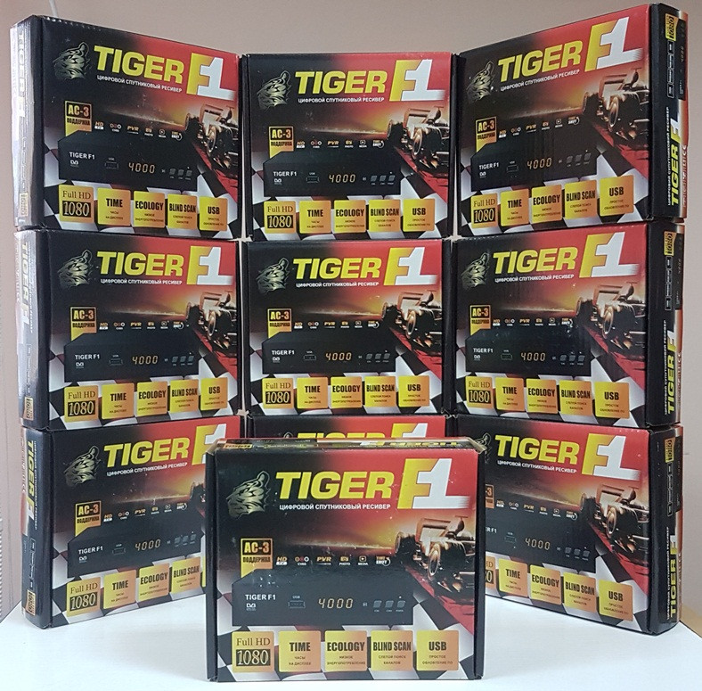 Спутниковый DVB-S Full HD Mpeg4 тюнер ресивер Tiger F1 (ID#813528607 ...