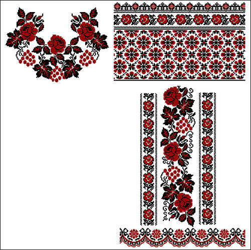 Купити Вишиванка жіноча . Схема PDF, xsd, dst, pes, jef, hus, ціна 150 ...