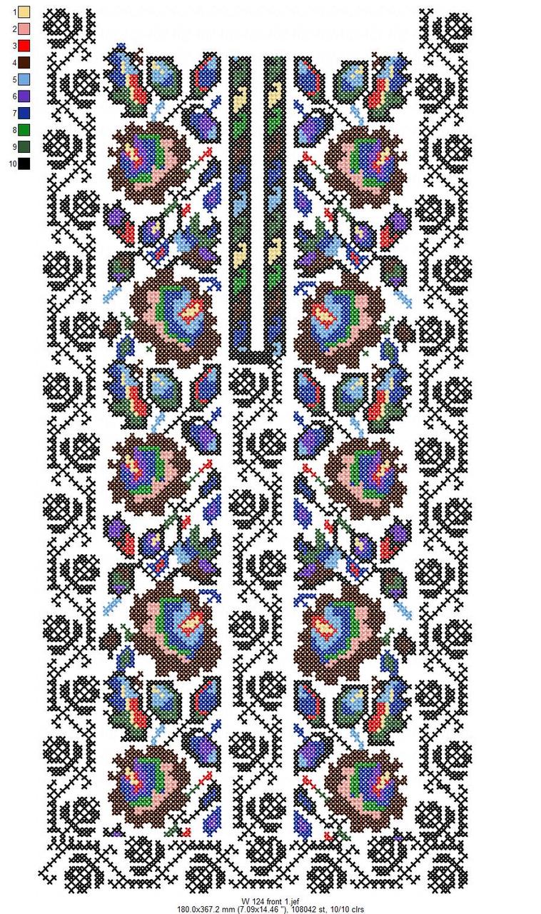 Купити Вишиванка жіноча . Схема PDF, xsd, dst, pes, jef, hus, ціна 150 ...