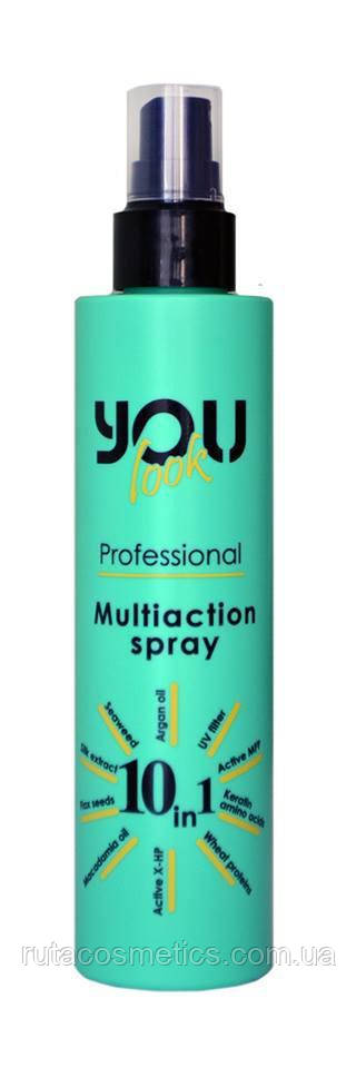 YOU LOOK "Multiaction spray 10 in 1" Мультиспрей миттєвої дії 10 в 1 (зелений флакон), ціна: 289 ...
