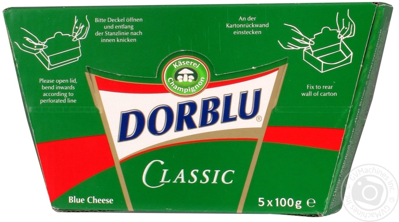 Сир Dorblu Kaeserei м'який з блакитною цвіллю (дор блю) 50%, 100 р ...