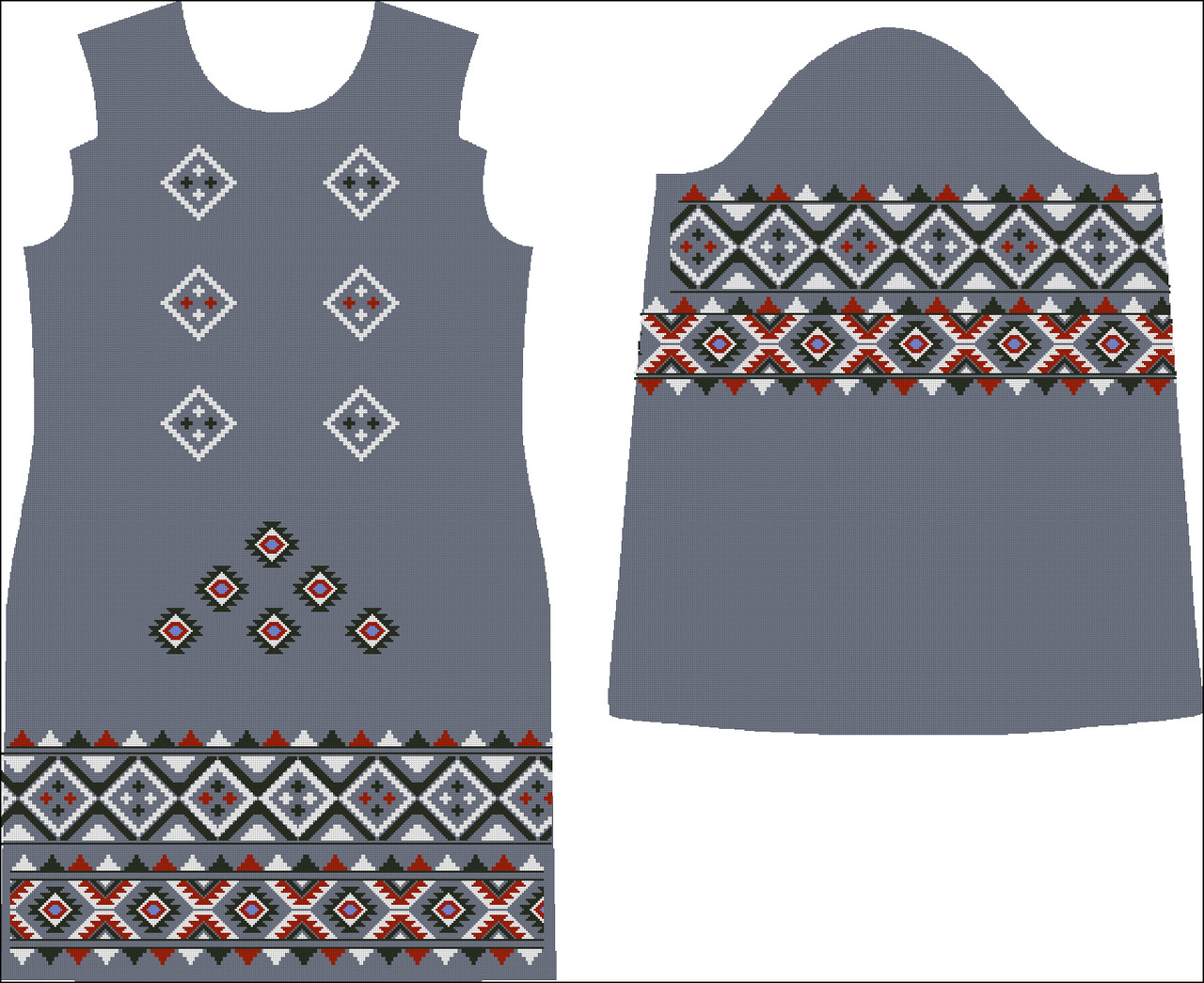 Вишиванка жіноча . Схема PDF, xsd, dst, pes, jef, hus, ціна 250 грн ...