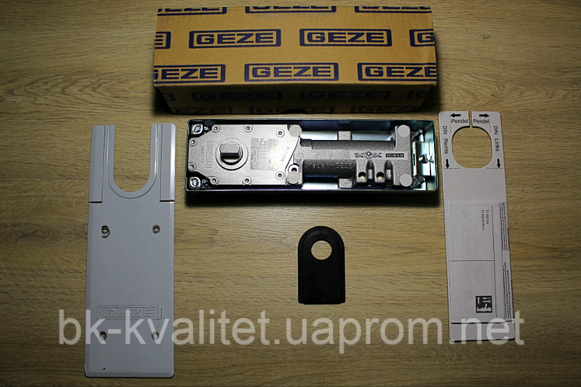 Напольный доводчик GEZE TS 500 NV без фиксации с крышкой от компании ...