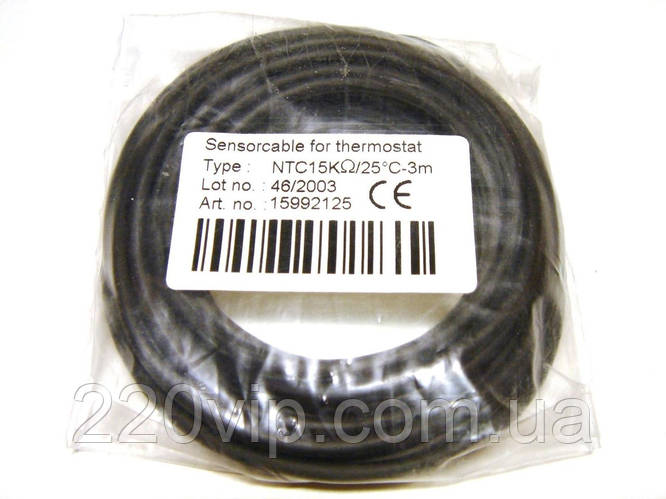 Купити Датчик температури на дроті, NTC, 15 кОм/25 °C (140F1091) DEVIreg, ціна 1086 грн - Prom ...