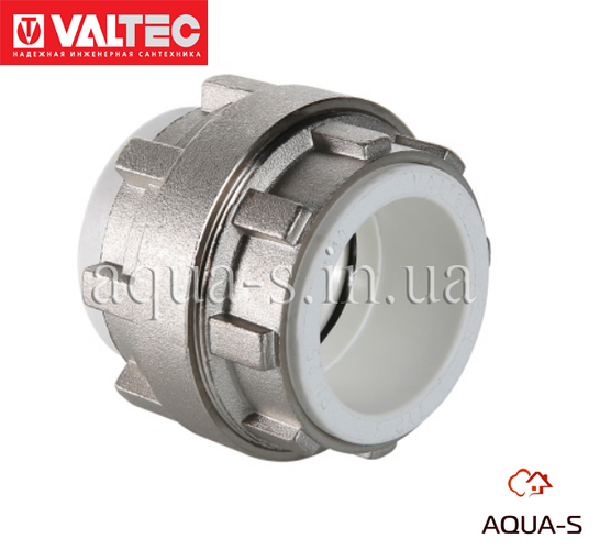 Купить Муфта разборная Valtec DN 25 соединительная двухраструбная (VTp.763.0) Италия, цена 241. ...