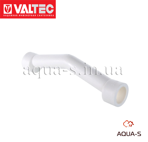 Обведення муфтовий Valtec PPR DN 25 довгий (білий) VTp.776.L.025: продаж, ціна у Дніпрі. Відводи ...
