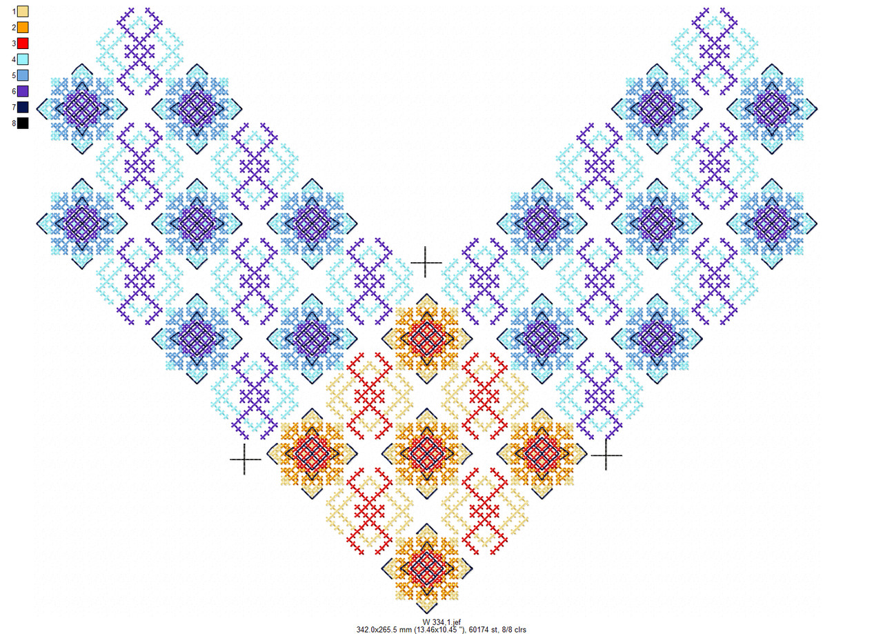 Купить Вишиванка жіноча. Схема xsd, dst, pes, jef, hus, цена 150 ...