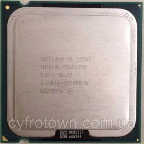 Процессор Intel Pentium Dual Core E5500 2x2.80 GHz S775 Бу — Купить ...