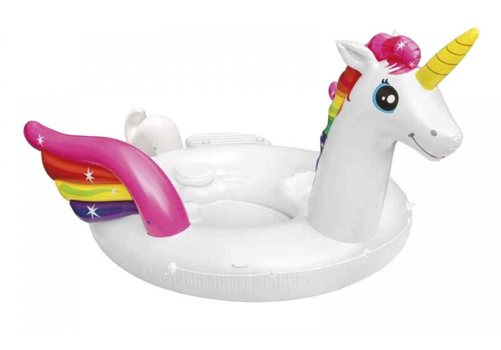 Надувной плот-единорог Intex 57266 для большой компании 503 X 335 X 173 ...
