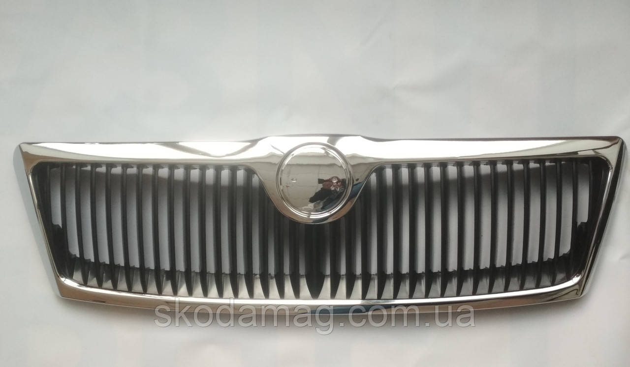 Решетка радиатора в сборе с хром рамкой Шкода Октавия А5 до 2008 ...