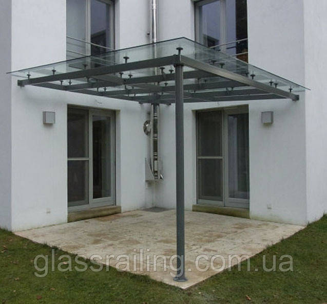 Стеклянный навес: продажа, цена в Киеве. Товары, общее от "GlassRailing ...