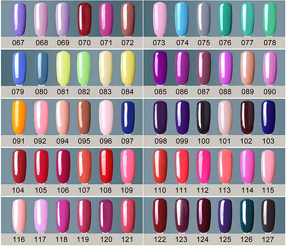 Купить CANNI Гель-лак для ногтей 7.3ml Тон 161 черный, цена 77 ₴ — Prom ...