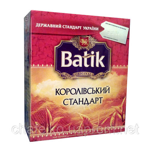 Чай Батик Королевский стандарт 100*2г черн. (12) (ID#238896532), цена: 66 ₴, купить на Prom.ua