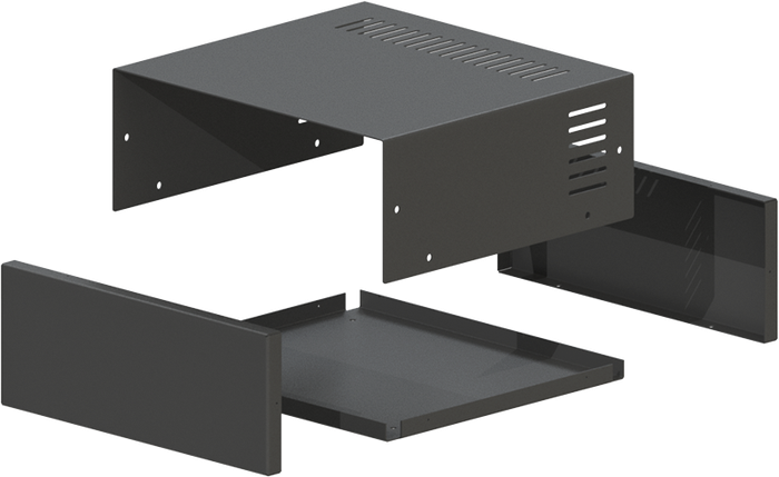 Корпус металлический для радиоэлектроники (РЭА) / MB-17ECU-W235H92L217 ...