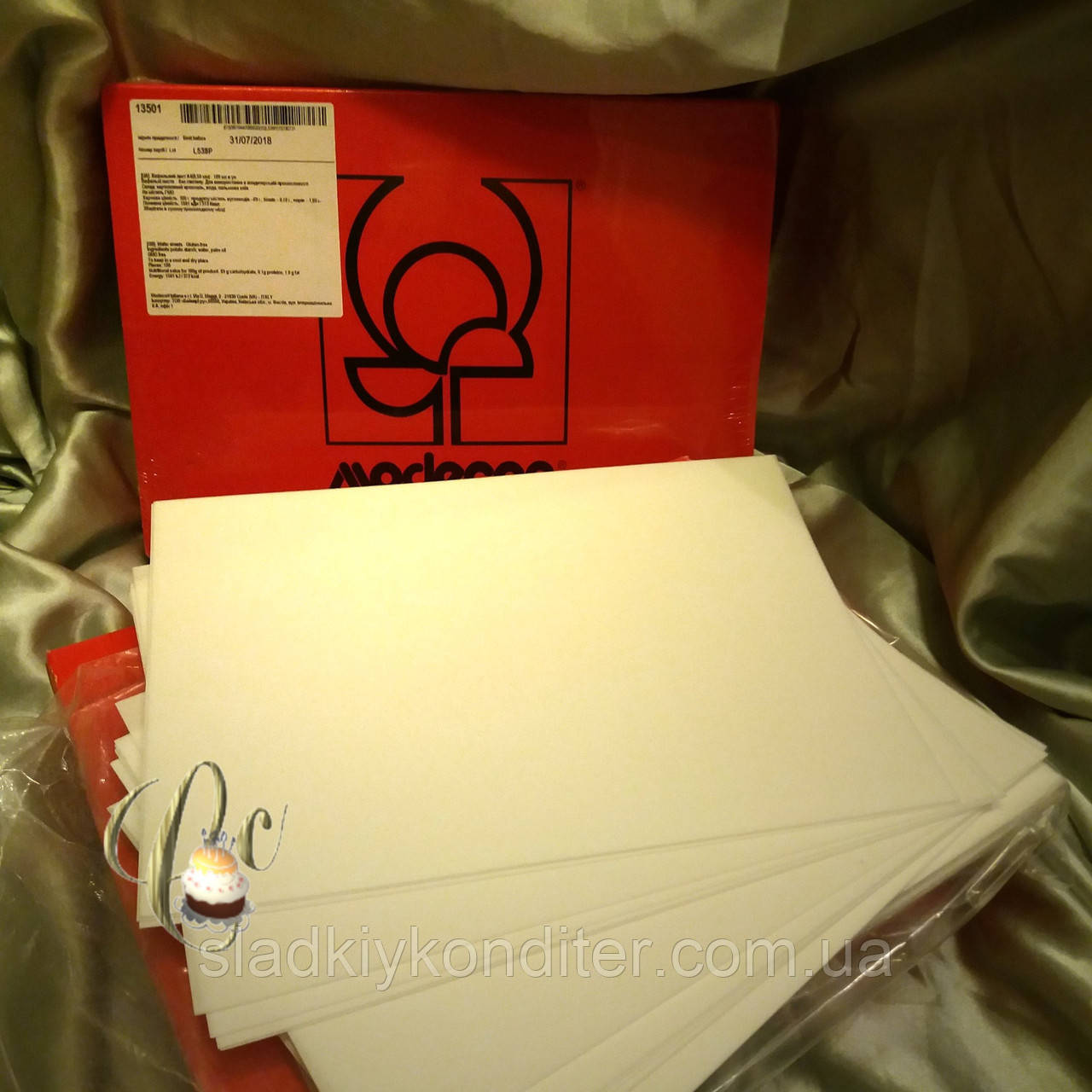 Вафельная бумага стандарт Modecor 13501 (100 листов): продажа, цена в Харькове. сахаристые ...