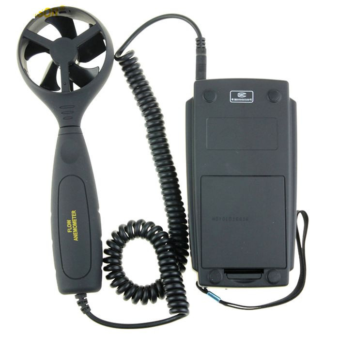 Анемометр Smart Sensor AR856 (SR5856) (0.3-45м/с) с выносным датчиком и памятью на 500 зам.,ПО ...