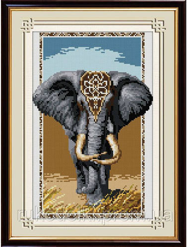 Купить "Слон (квадратные, полная)" Dream Art. Набор для рисования ...