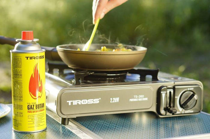Купить Газовый баллон Tiross Gaz Butan 227 г (TS-700), цена 69 грн ...