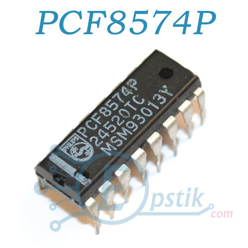 PCF8574P расширитель цифровых входов-выходов для шины I2C DIP16 ...