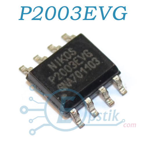 P2003EVG, MOSFET транзистор P канал, 30В 9А, SOP8: продажа, цена в ...