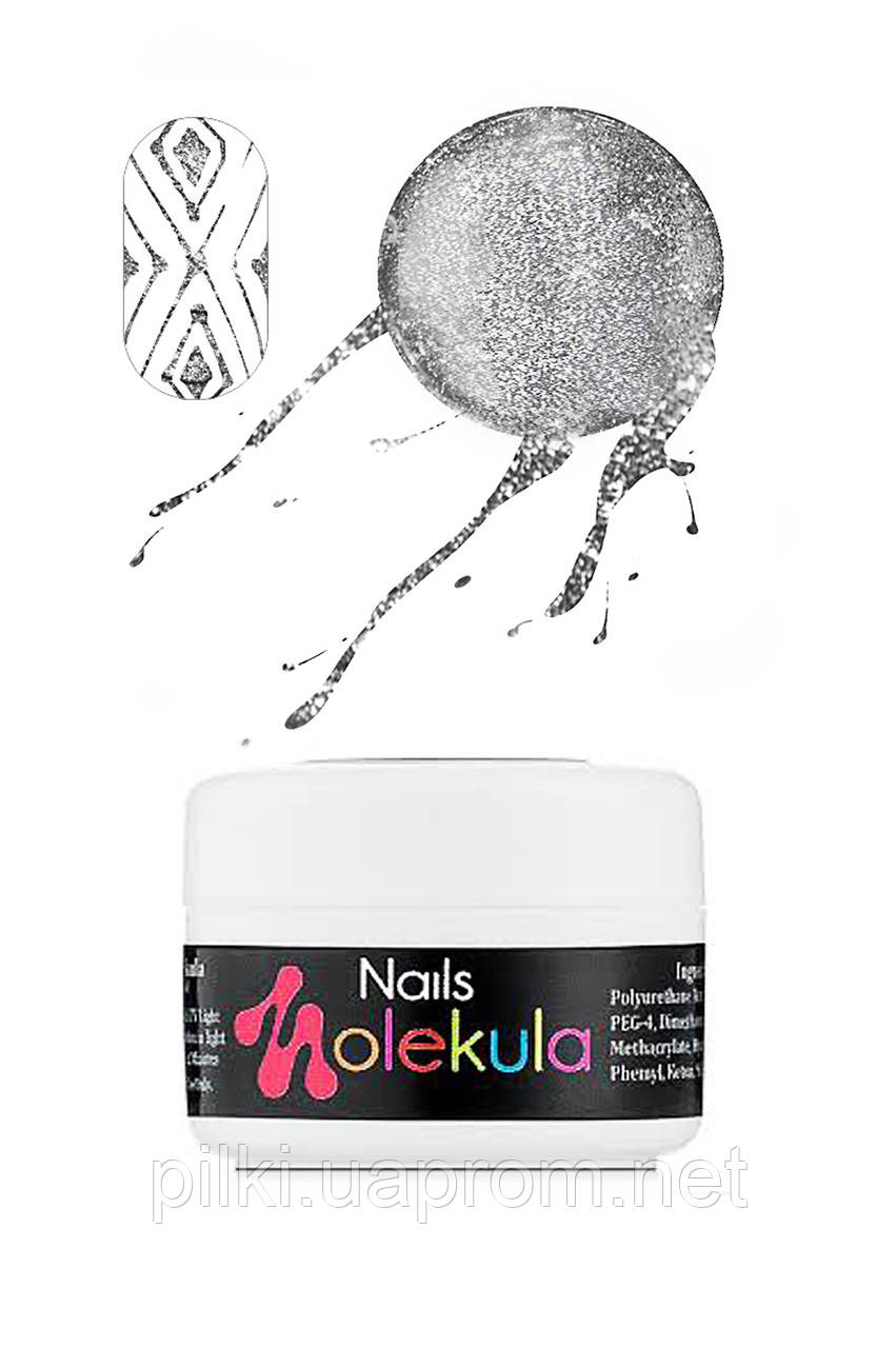 Паутинка MATRIX GEL NAILS MOLEKULA SILVER 5 ML (ID#837975924), цена: 80 ...