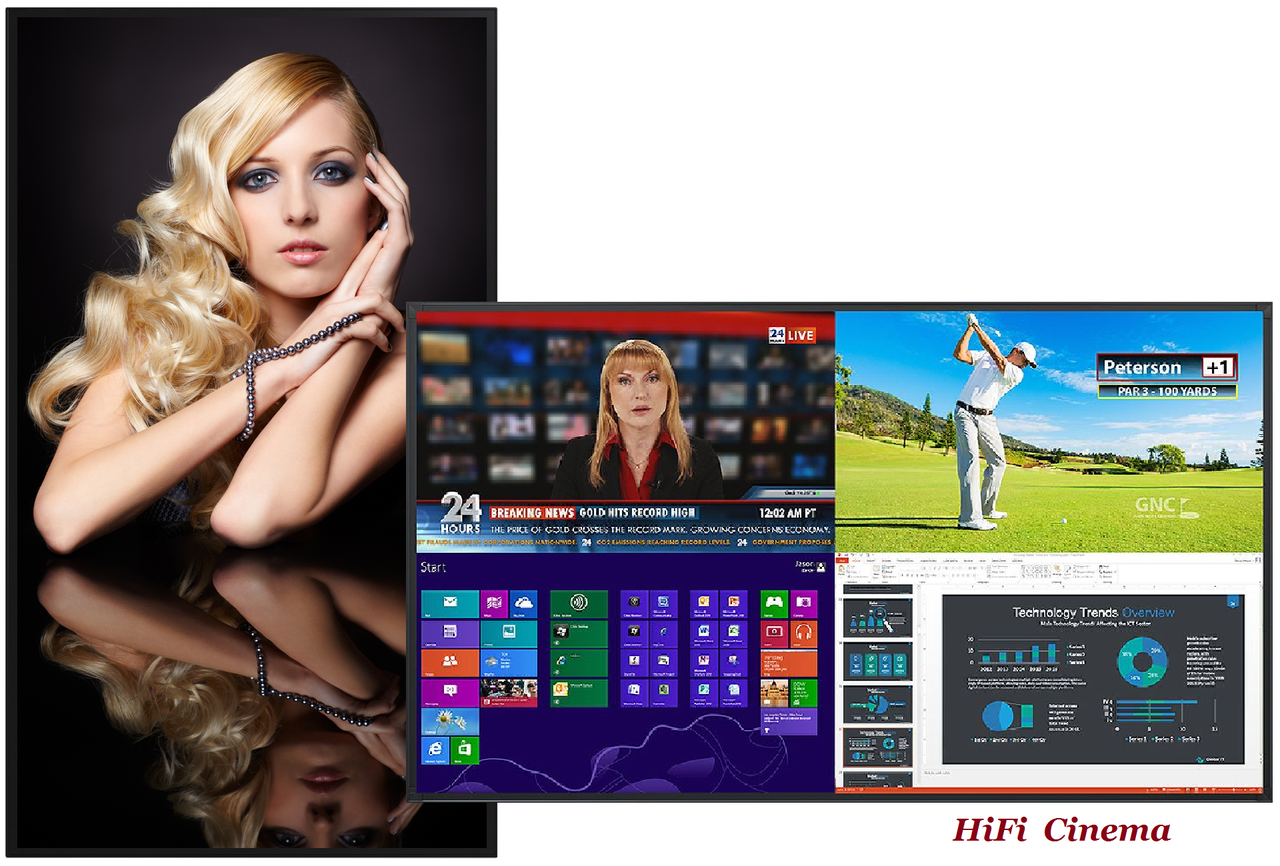 Planar UR9851-ERO профессиональный 4K LED LCD дисплей 98" дюймов ...