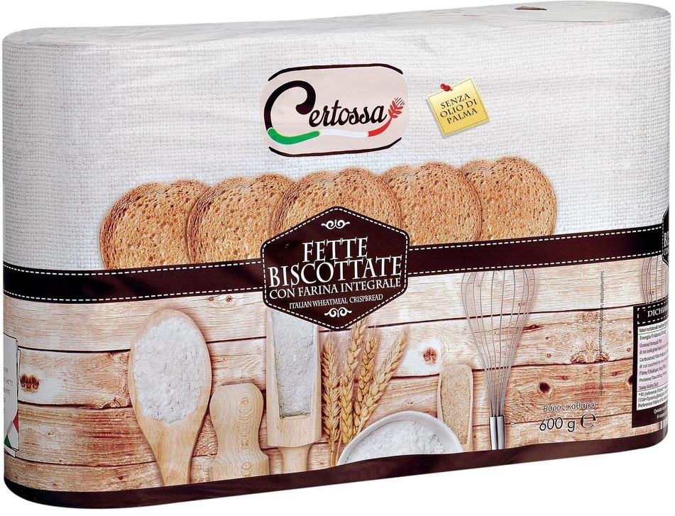 Хлебцы - сухарики круглые для завтрака Fette Biscottate integrale ...