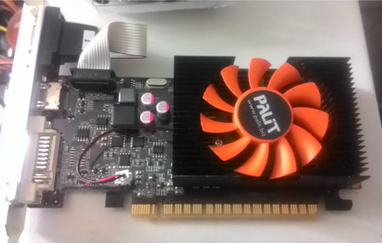 ВИДЕОКАРТА Pci-E NVidia GeFORCE GT620 на 1 GB DDR3 c HDMI видеовыходом ...