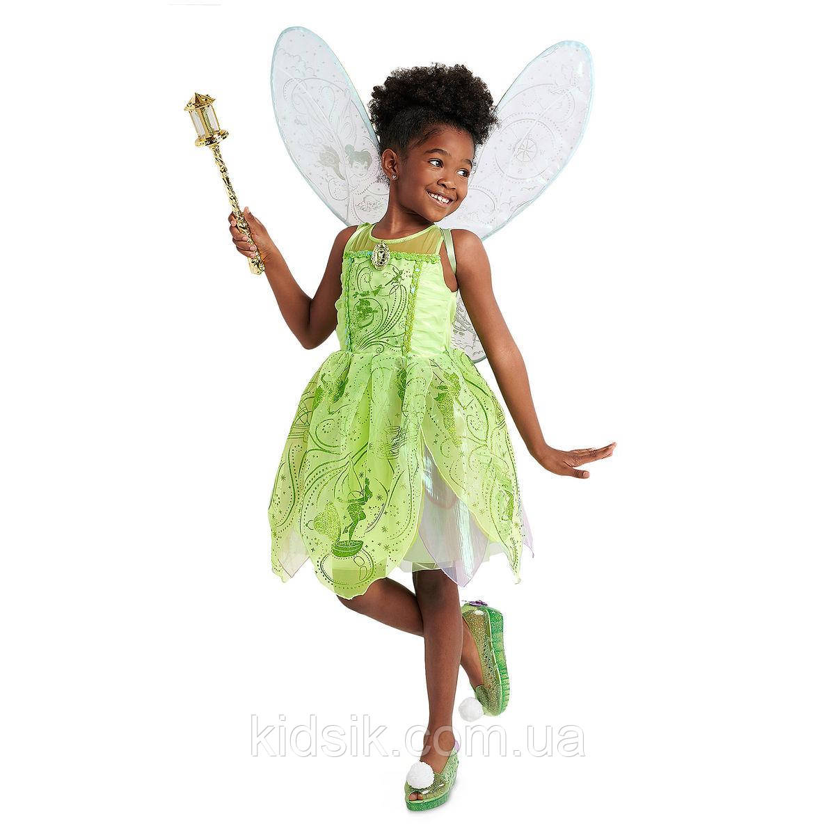Купить Карнавальный костюм Tinkerbell Динь-Динь + светящиеся крылья "Питер Пен" Дисней/ Disney ...