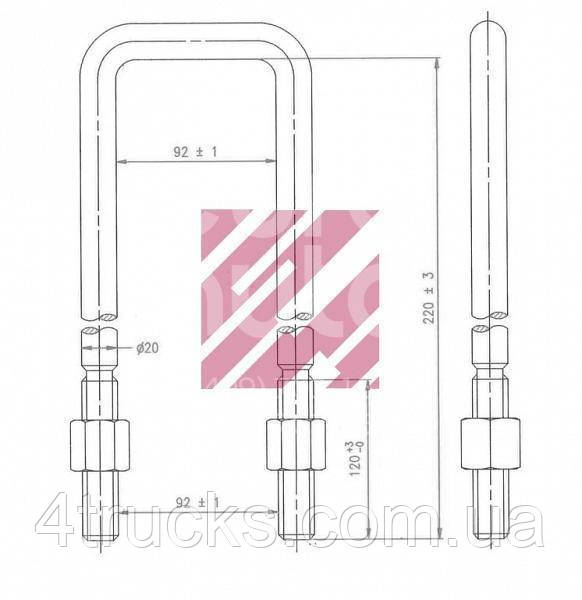 Стремянка рессоры Iveco Eurotech Eurostar Stralis Eurotrakker Ивеко ...