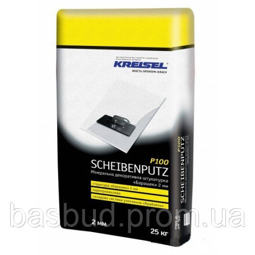 Купить Kreisel Р100 1,5мм Штукатурка минеральная декоративная, "Барашек" 25кг, цена 552.96 ...