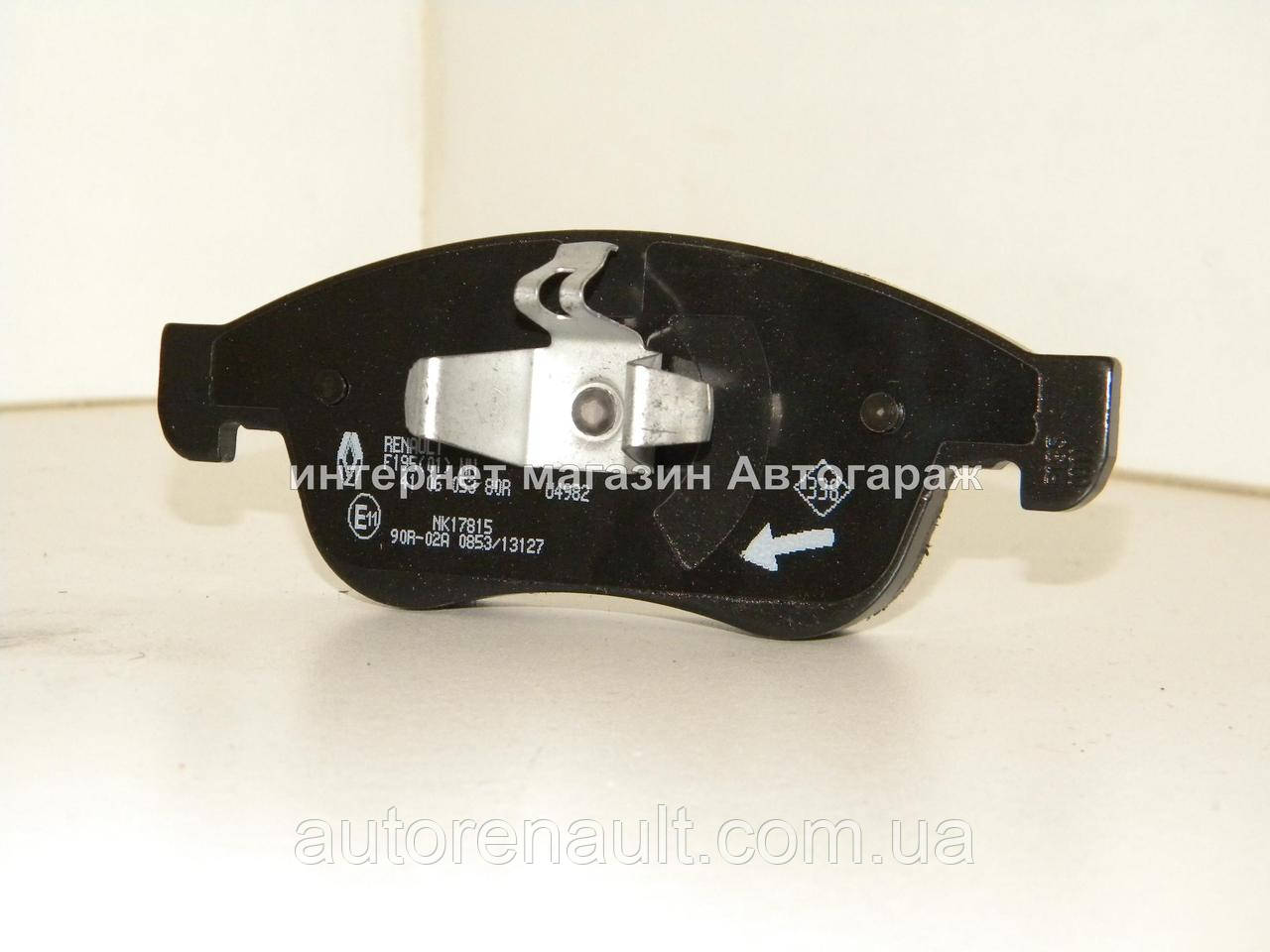 Тормозные колодки передние на Рено Меган III (седан+универсал) (>2008 ...