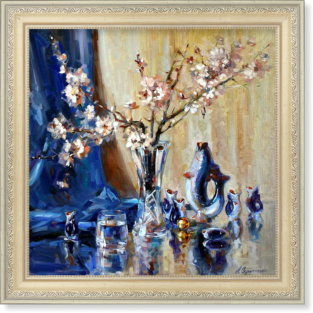 Купить Репродукция современной картины «Родные предметы», цена 560 ...