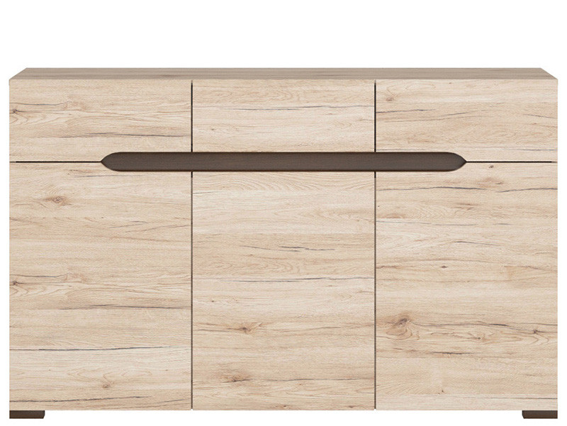 Комод в вітальню з ЛДСП KOM3D3S Ельпассо Gerbor купить с доставкой по Украине, Комод в вітальню ...