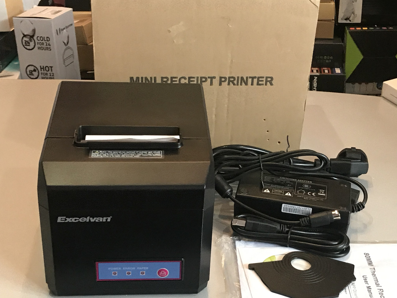 Excelvan Hop E801 чековый принтер, цена 2200 грн — Prom.ua (ID#853965376)