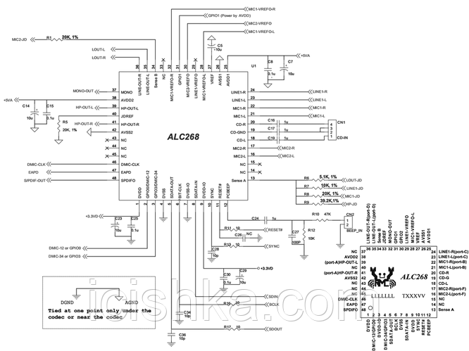 Realtek ALC268 AUDIO codec аудиокодек (ID#363522493), цена: 36 ₴, купить на Prom.ua