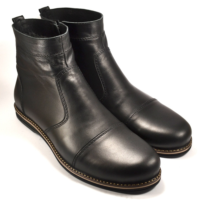 Челси Ботинки Зимние Мужские Rosso Avangard Danni Comfort Black Черные ...