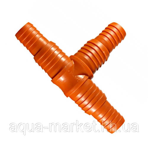 Купить Тройник для шланга 3/4", 1" оранжевый, цена 7 ₴ — Prom.ua (ID ...
